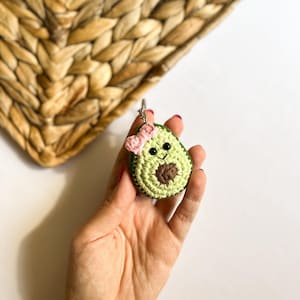 Amigurumi Avocado Keychain Crochet Pattern: DIY Tiny Fruit (PDF Pattern ...