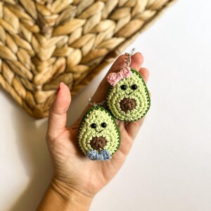 Amigurumi Avocado Keychain Crochet Pattern: DIY Tiny Fruit (PDF Pattern ...