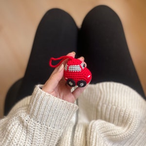 Car Keychain Crochet Pattern - Amigurumi Lightning Mcqueen Tutorial PDF ...