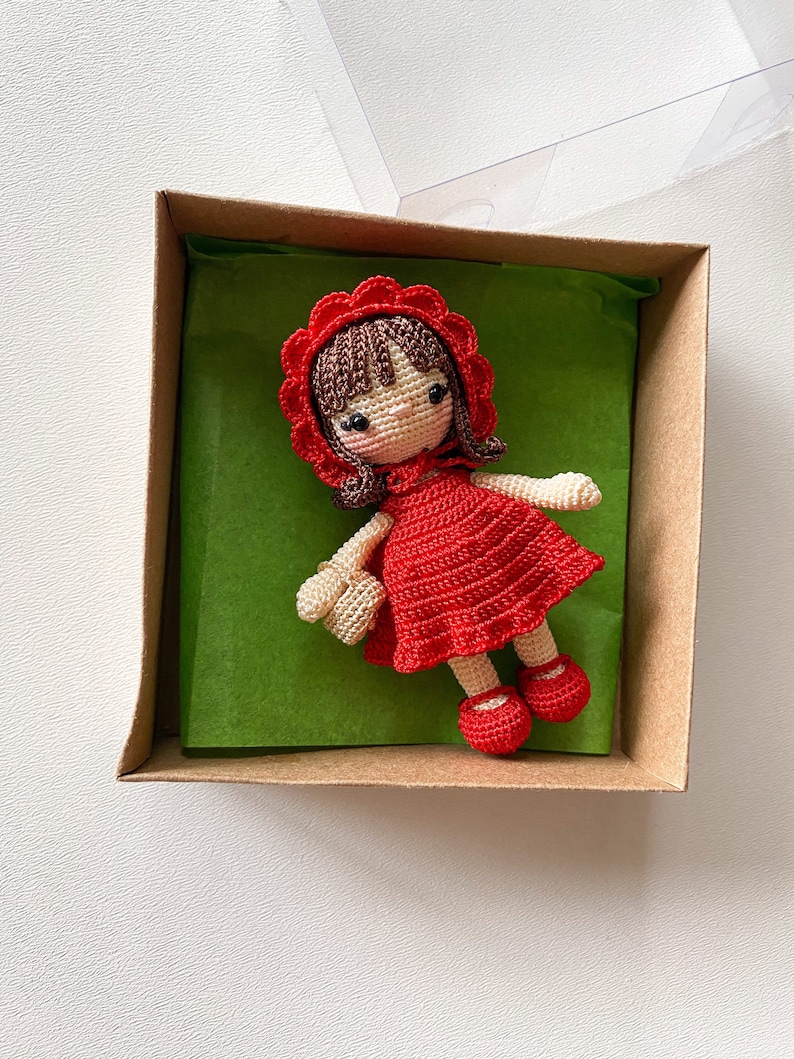 Miniature Crochet Little Red Riding Hood PATTERN Miniature - Etsy