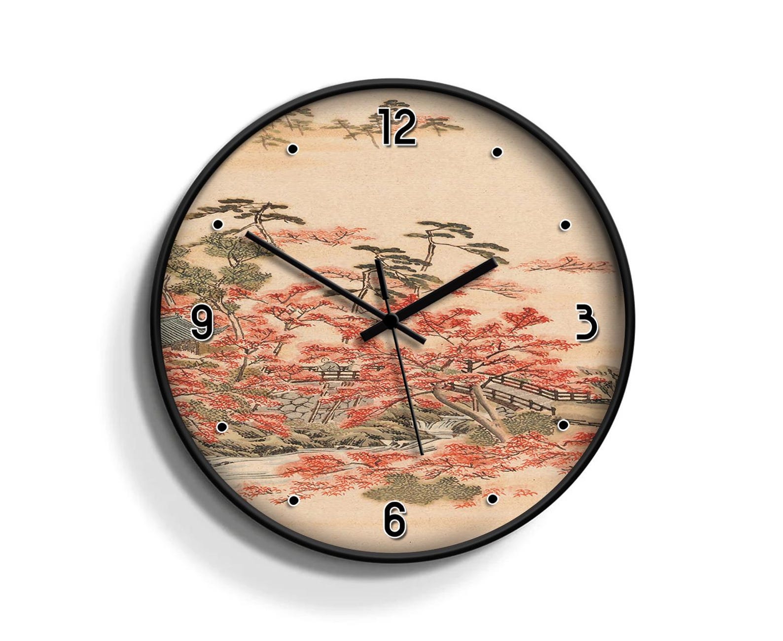 Japanese Meiji Era Collection - Unique Wall Clock Great for Home Decor ...