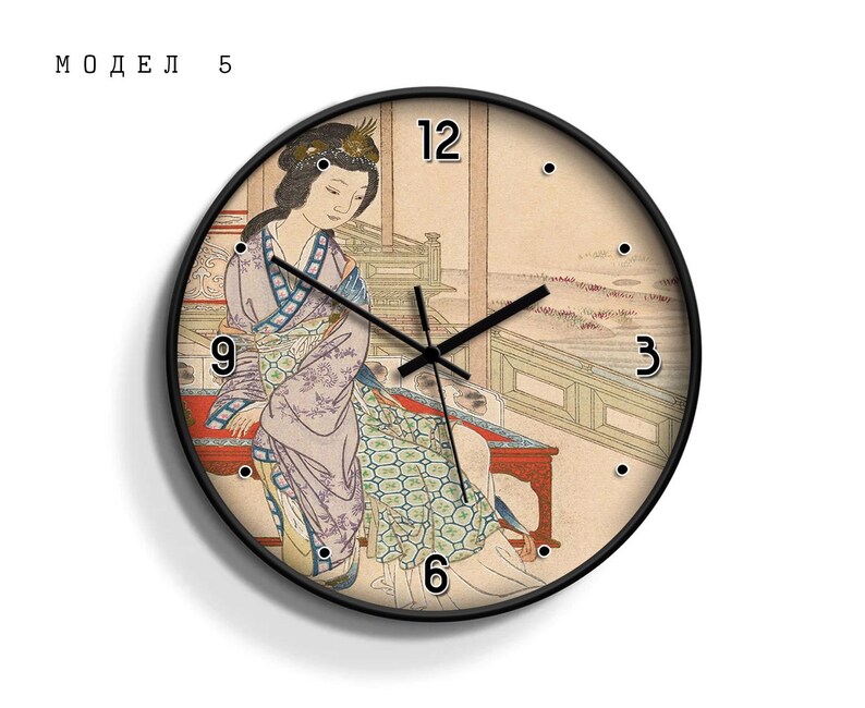 Japanese Meiji Era Collection - Unique Wall Clock Great for Home Decor ...