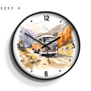 Retro Camper Collection - Unique Wall Clock Great for Home Decor Wall ...