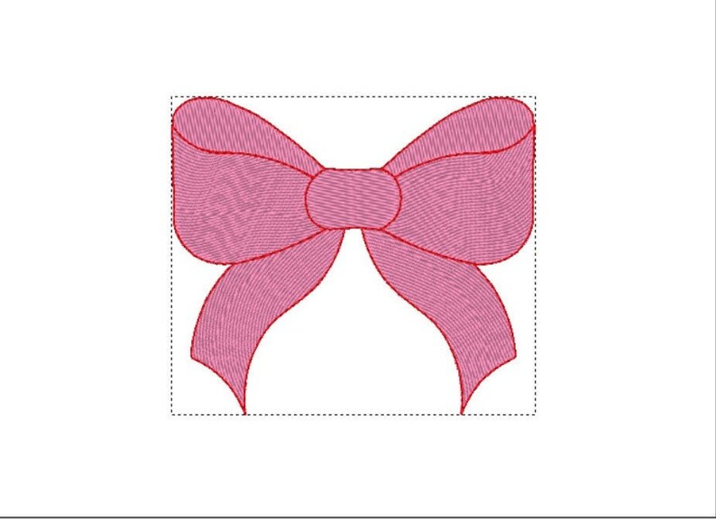Ribbon Bow Embroidery Designs for Girls Machine Embroidery - Etsy