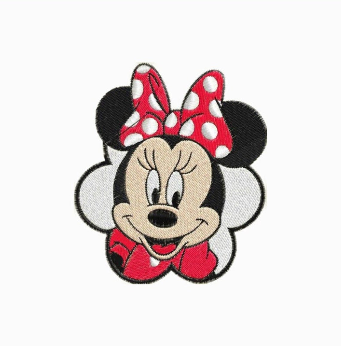 Cute Face Mouse Embroidery Design, Minnie Embroidery Design, Baby ...