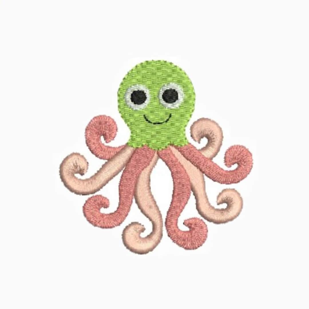 OCTOPUS Embroidery Design - Mini Embroidery Set - Machine Embroidery ...
