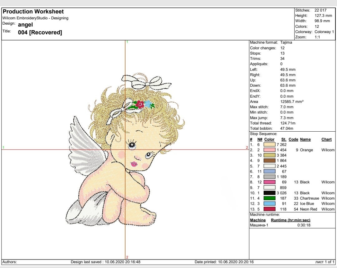 Angel Embroidery Design 2 Sizes Instant Download - Etsy