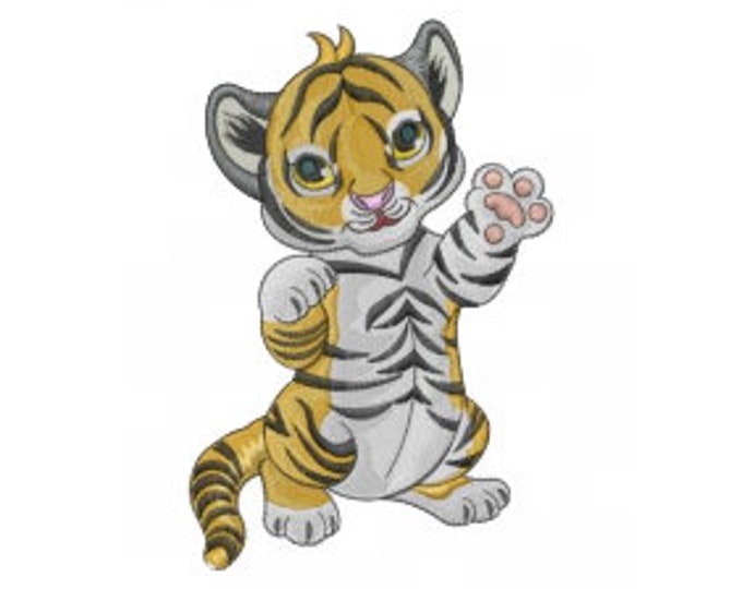 Tiger Machine Embroidery Design, Instant Download Sew, Pes, Exp, Hus ...