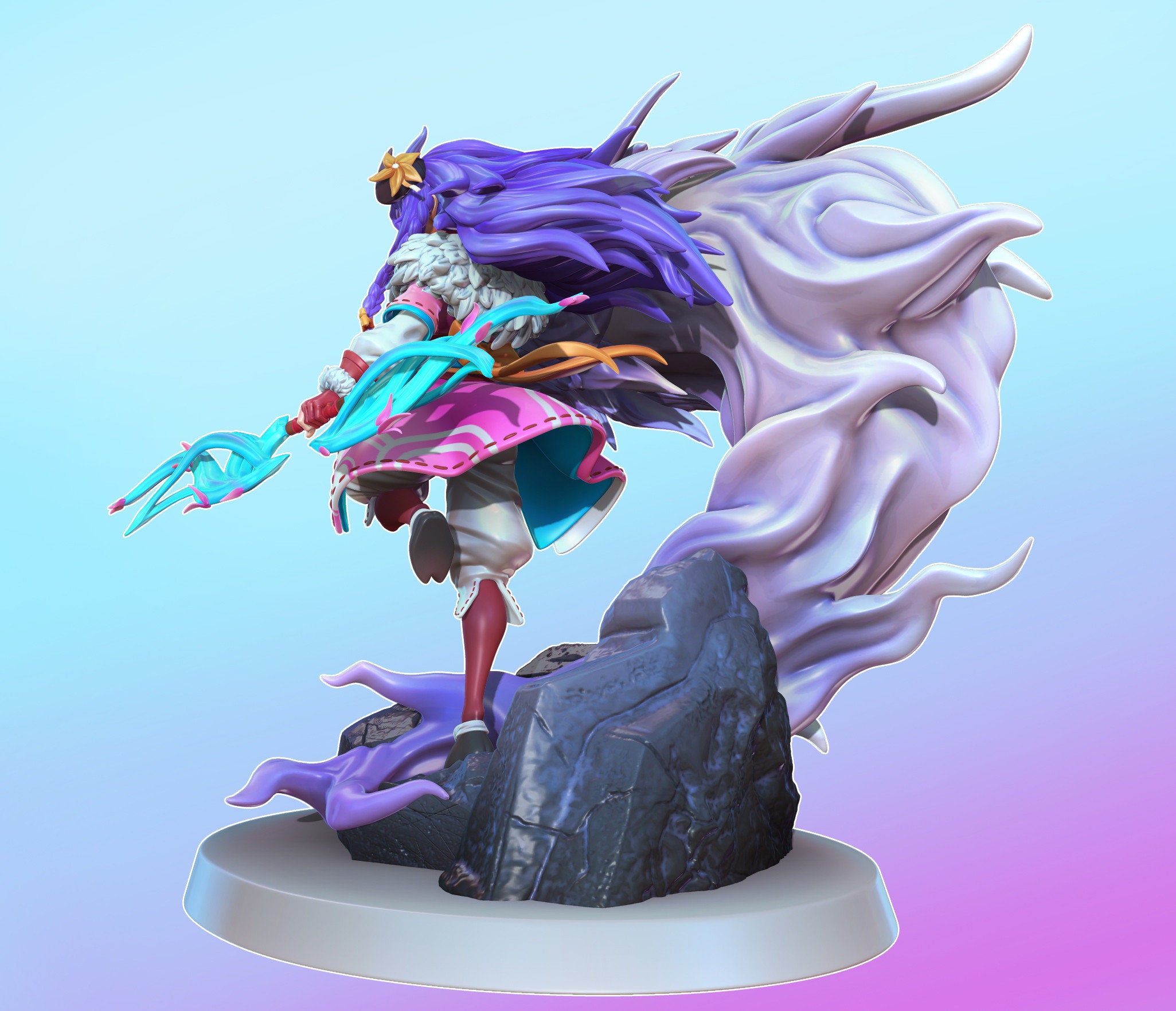 Spirit Blossom Kindred League of Legends LOL Game Garage Kit Collection ...