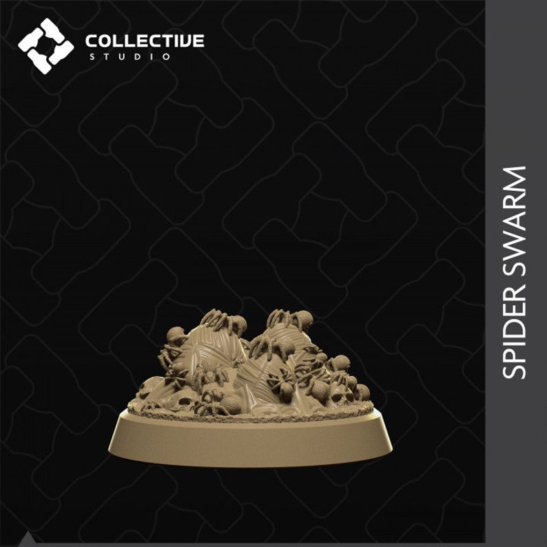 Spider Swarm 3D Printed Miniature for D&D TTRPG Games Tabletop High ...