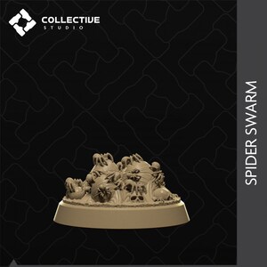 Spider Swarm 3D Printed Miniature for D&D TTRPG Games Tabletop High ...