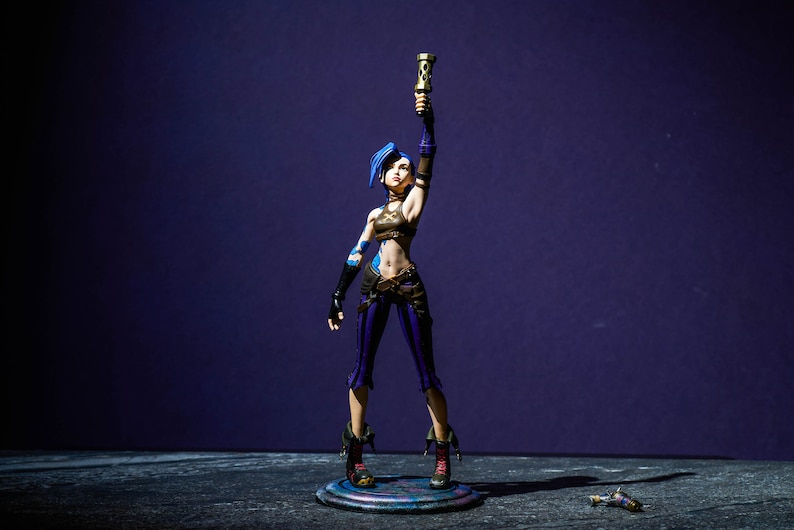 Jinx Arcane League of Legends LOL Game 20cm Garage Kit Collection Unpainted or Pre-painted ...