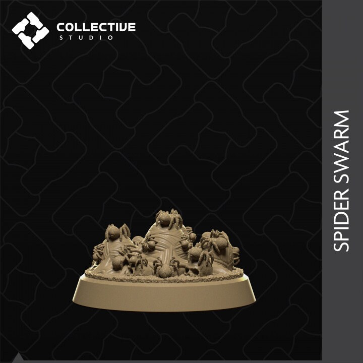 Spider Swarm 3D Printed Miniature for D&D TTRPG Games Tabletop High ...