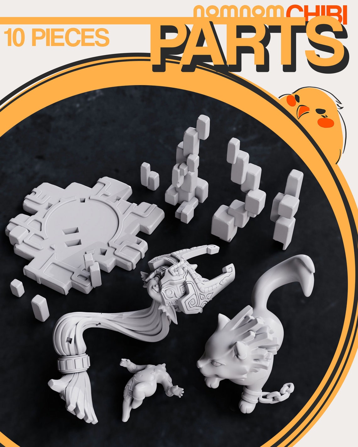 Chibi Midna Legend of Zelda Game Garage Kit Collection Unpainted or Pre ...