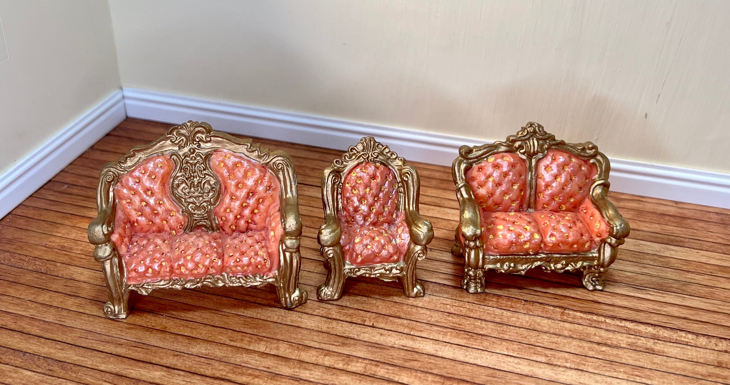 Not 1:12. Albert Price Product Miniature Living Room Set. Victorian ...