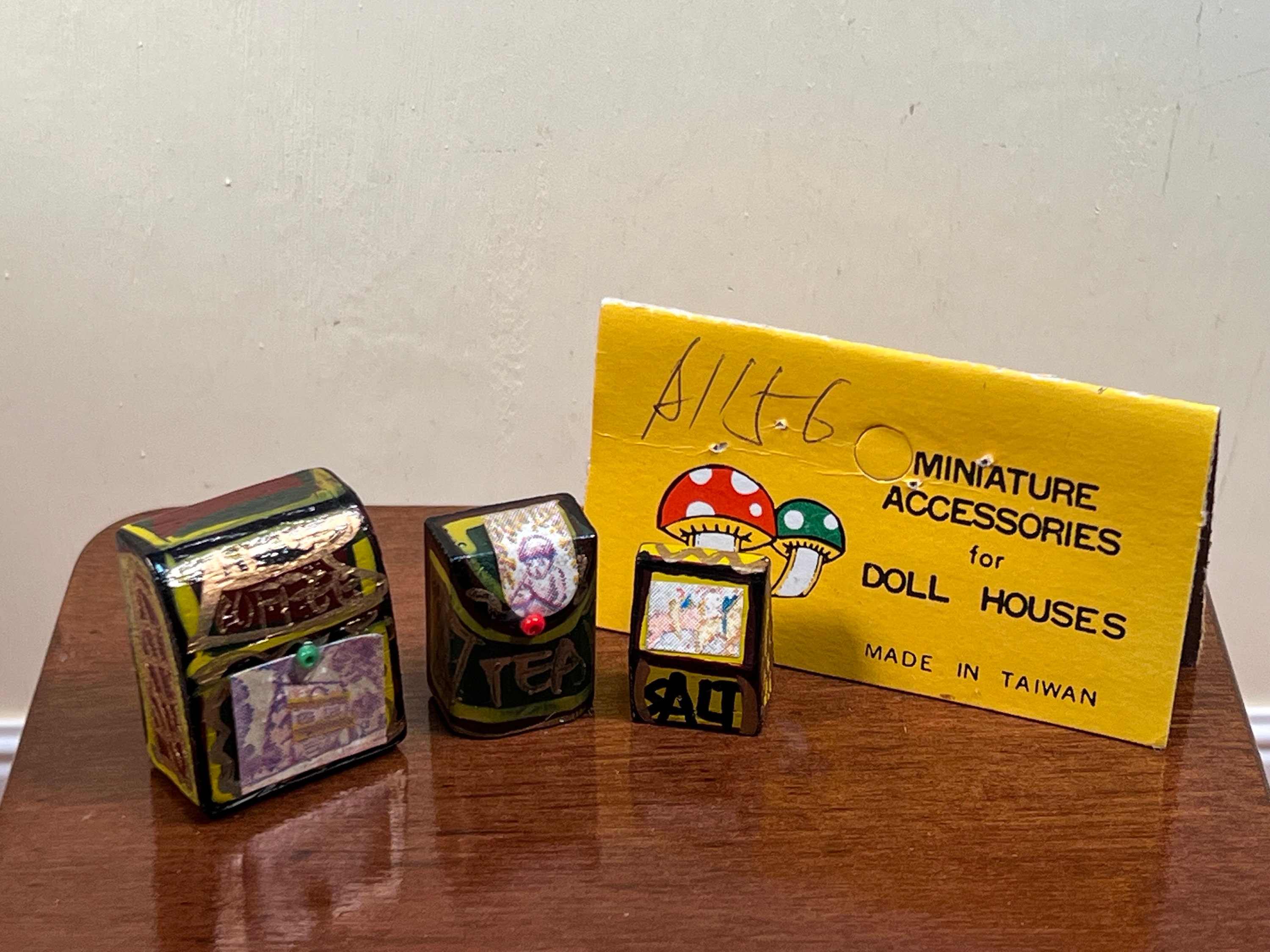 Dollhouse Kitchen Items All Vintage, Some in Original Packaging ...