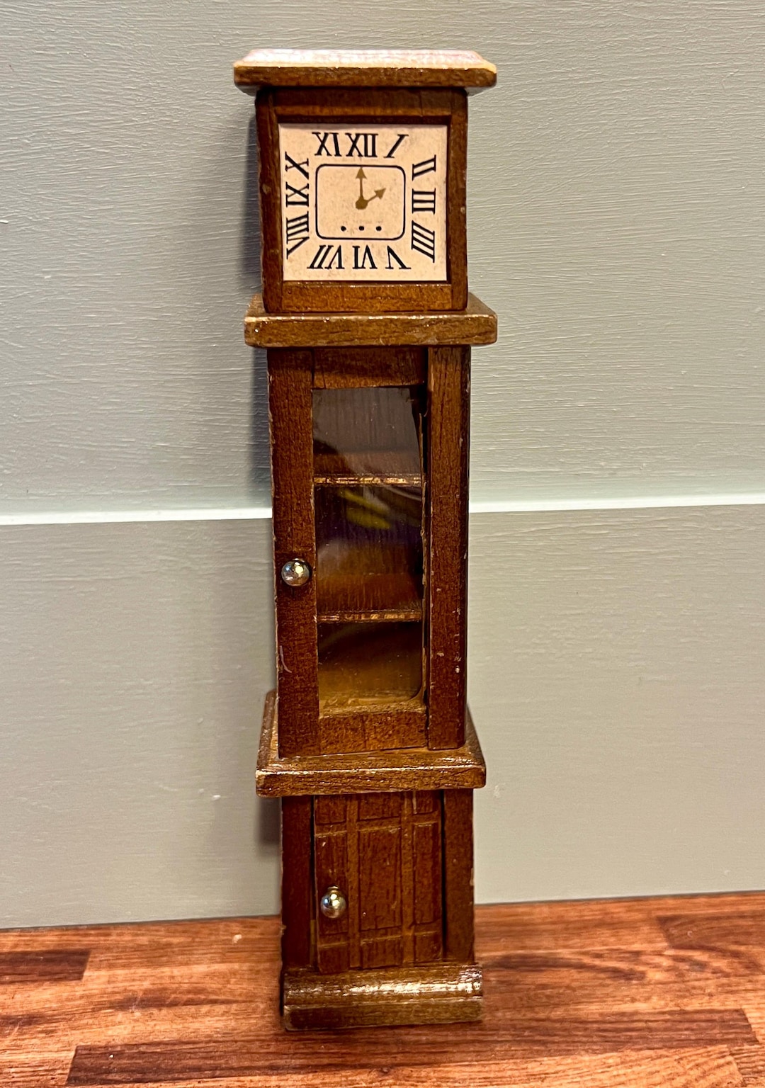 Early Americana Grandfather Clock. Dolllhouse Scale 1:12. - Etsy