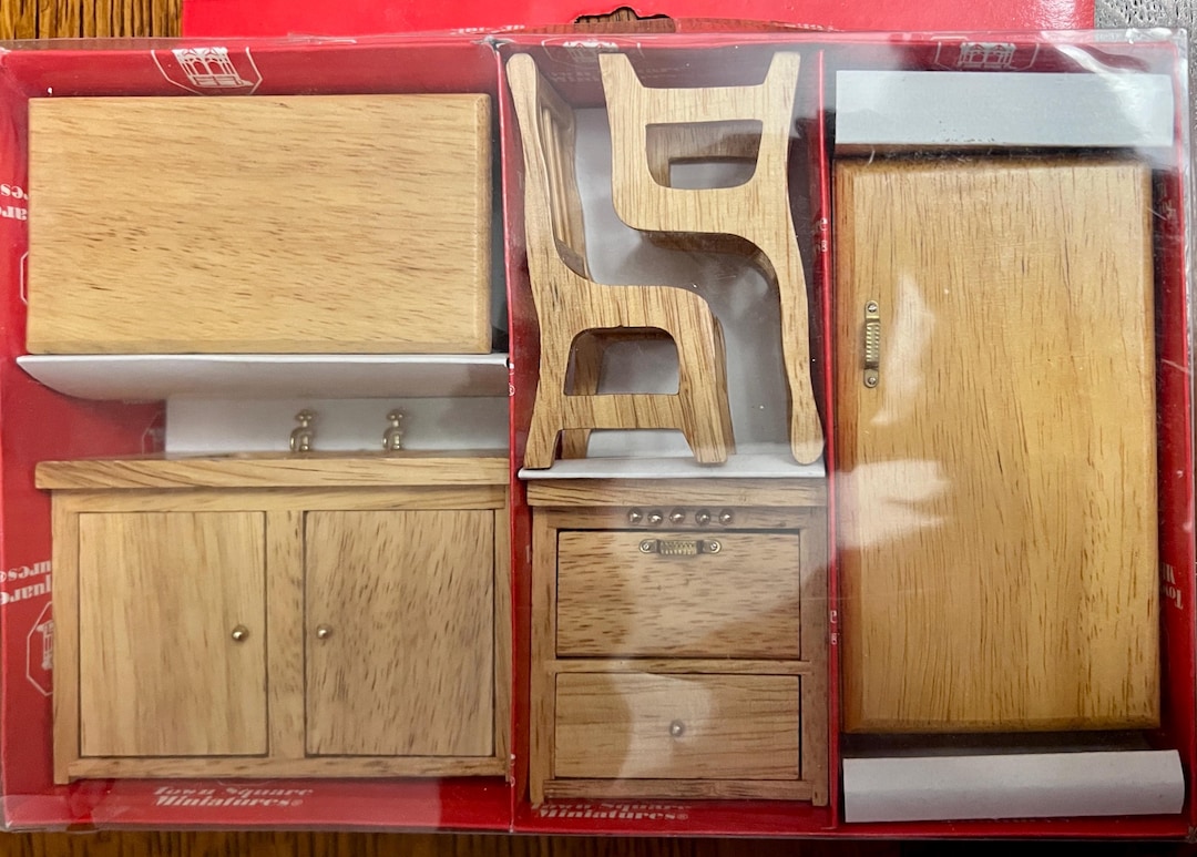 Town Square Miniatures Kitcheb Collection. 6 Piece Set. in Original Box ...