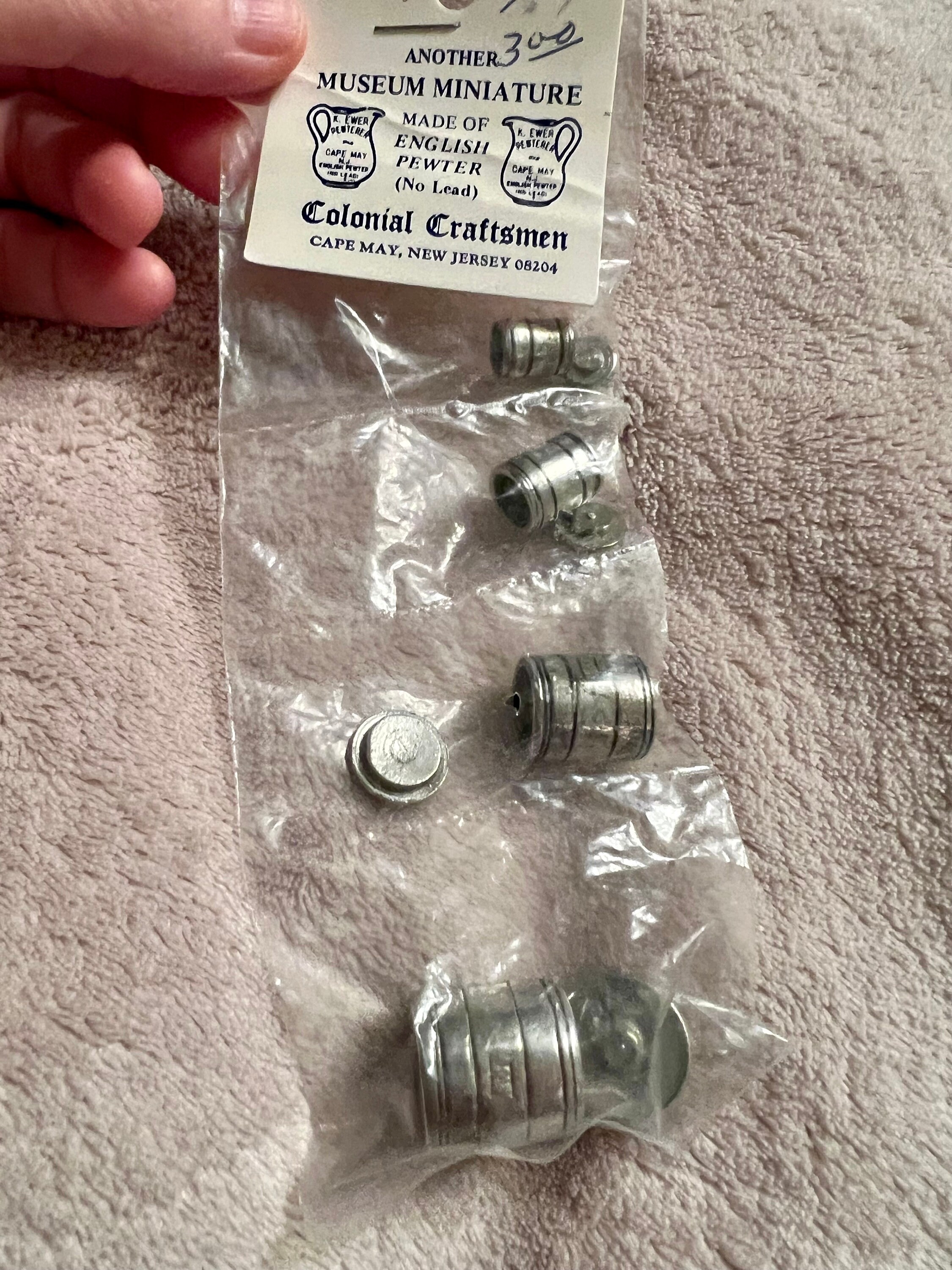 VTG Pewter Kitchen Canisters With Lids by colonial Craftsmen. Solidly ...