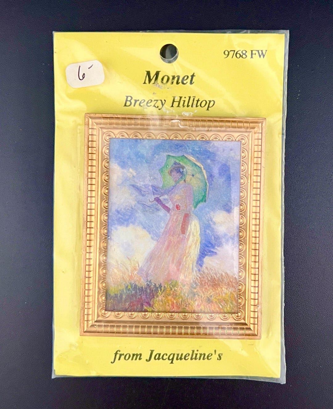 Monet Breezy Hilltop in Gilded Frame. in Original Packaging. Dollhouse ...