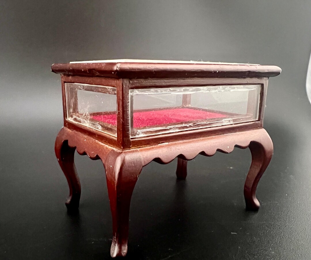 Queen Anne Curio Display Table. Dollhouse Scale 1:12. - Etsy