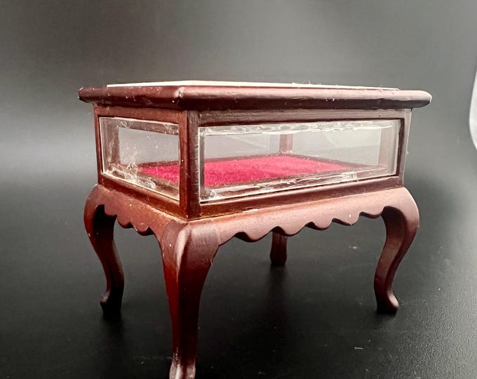 Queen Anne Curio Display Table. Dollhouse Scale 1:12. - Etsy