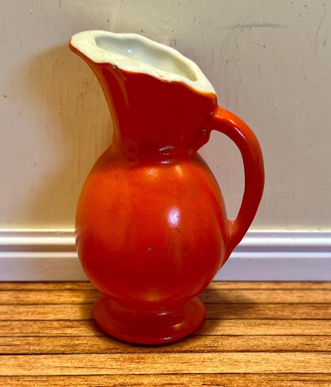 NOT 1:12. Cameron Clay Pottery. Sevilla Red Tangerine Mini Bud Vase ...