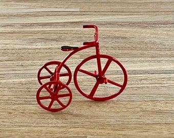 Dollhouse Miniature Toy Bike Tricycle Classic Ride 1:12 Scale - Etsy