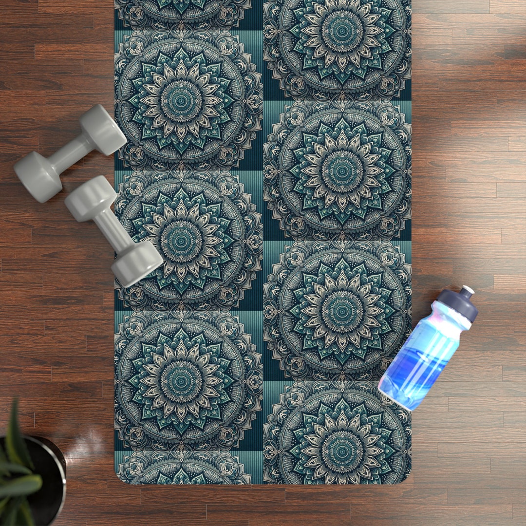 Serene Lotus: Yoga Mat Inspired by Buddha Zen Improve Your Practice ...