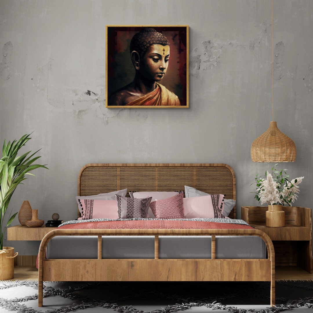 Young Buddha Poster Instant Digital Printable Art Meditating Buddha ...