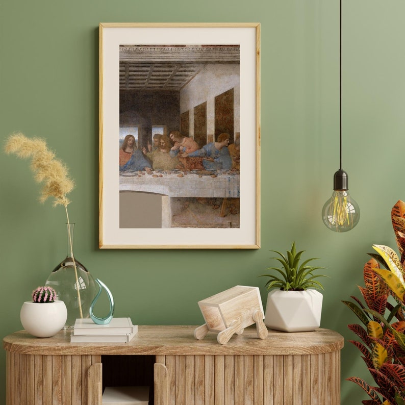 The Last Supper Digital Download Classic Art Printable, High Resolution ...