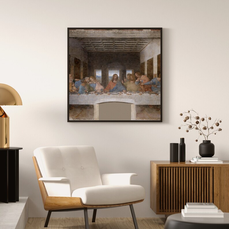 The Last Supper Digital Download Classic Art Printable, High Resolution ...
