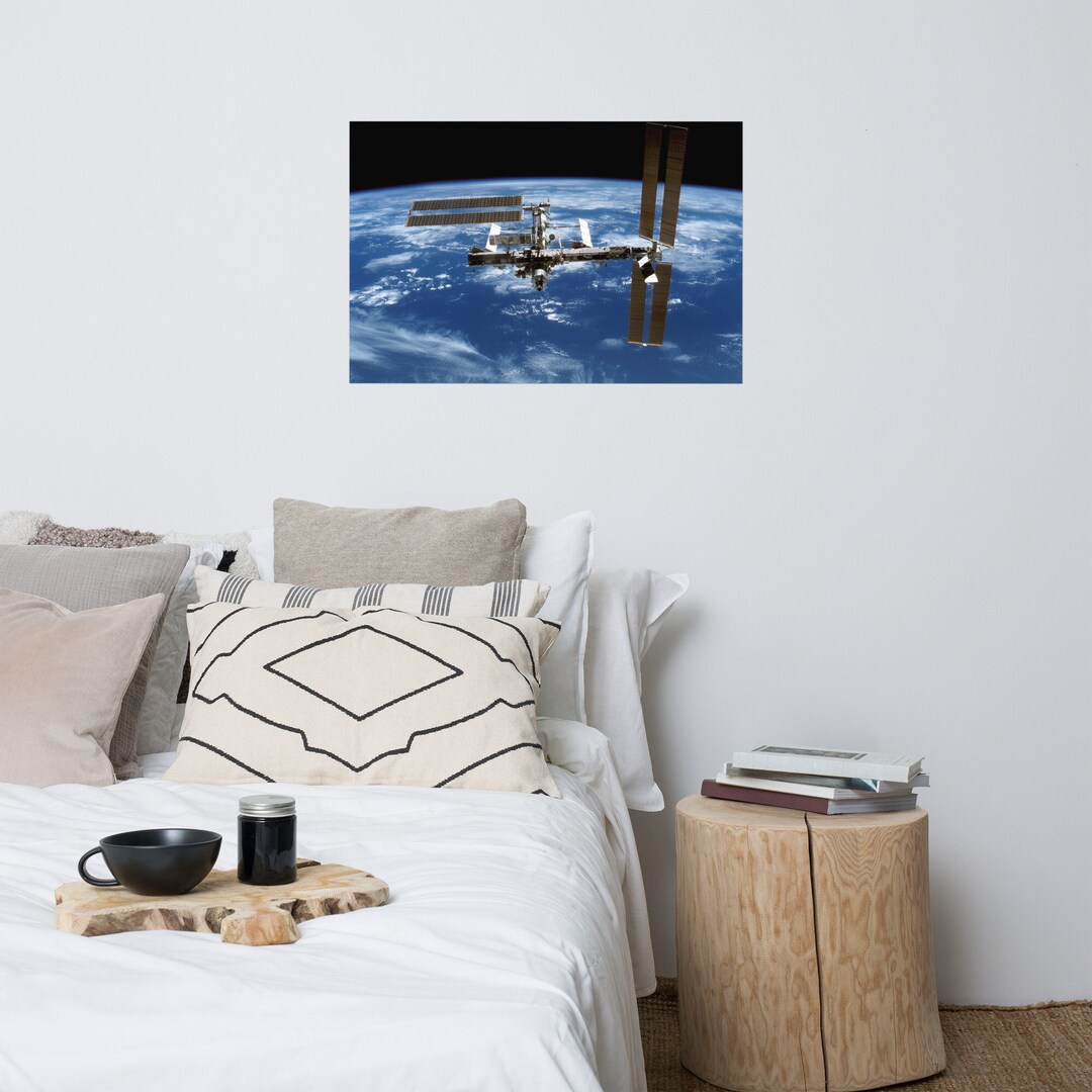 Space Poster #2, ISS International Space Station Poster, Home Decor ...