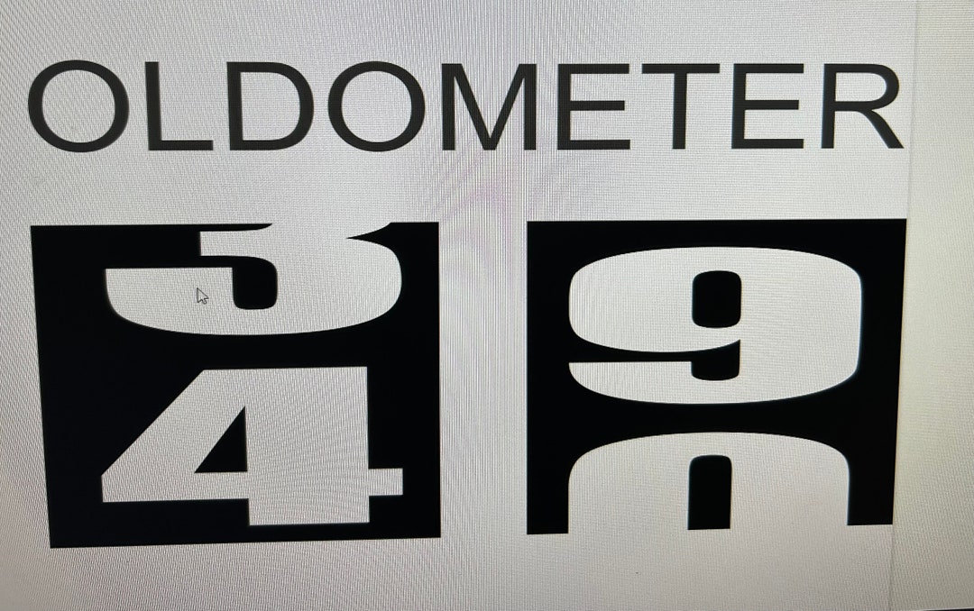 Oldometer Birthday T Shirt - Etsy
