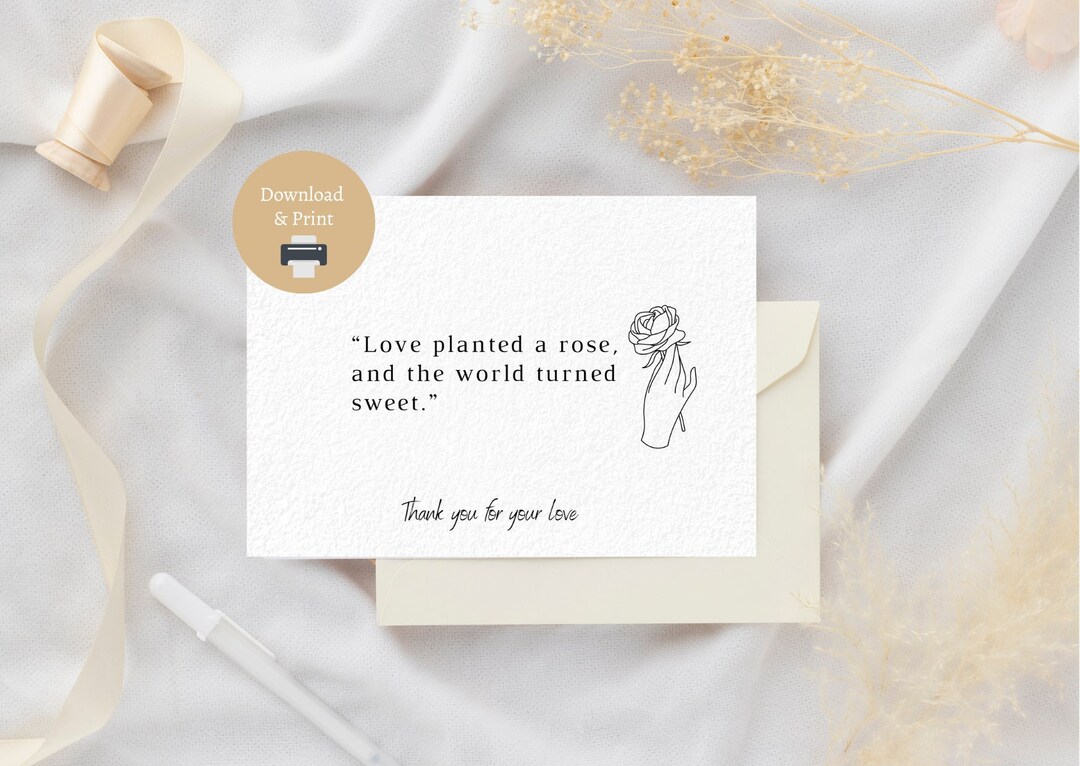 Valentine Love Card, Printable, Valentines Day Card - Etsy