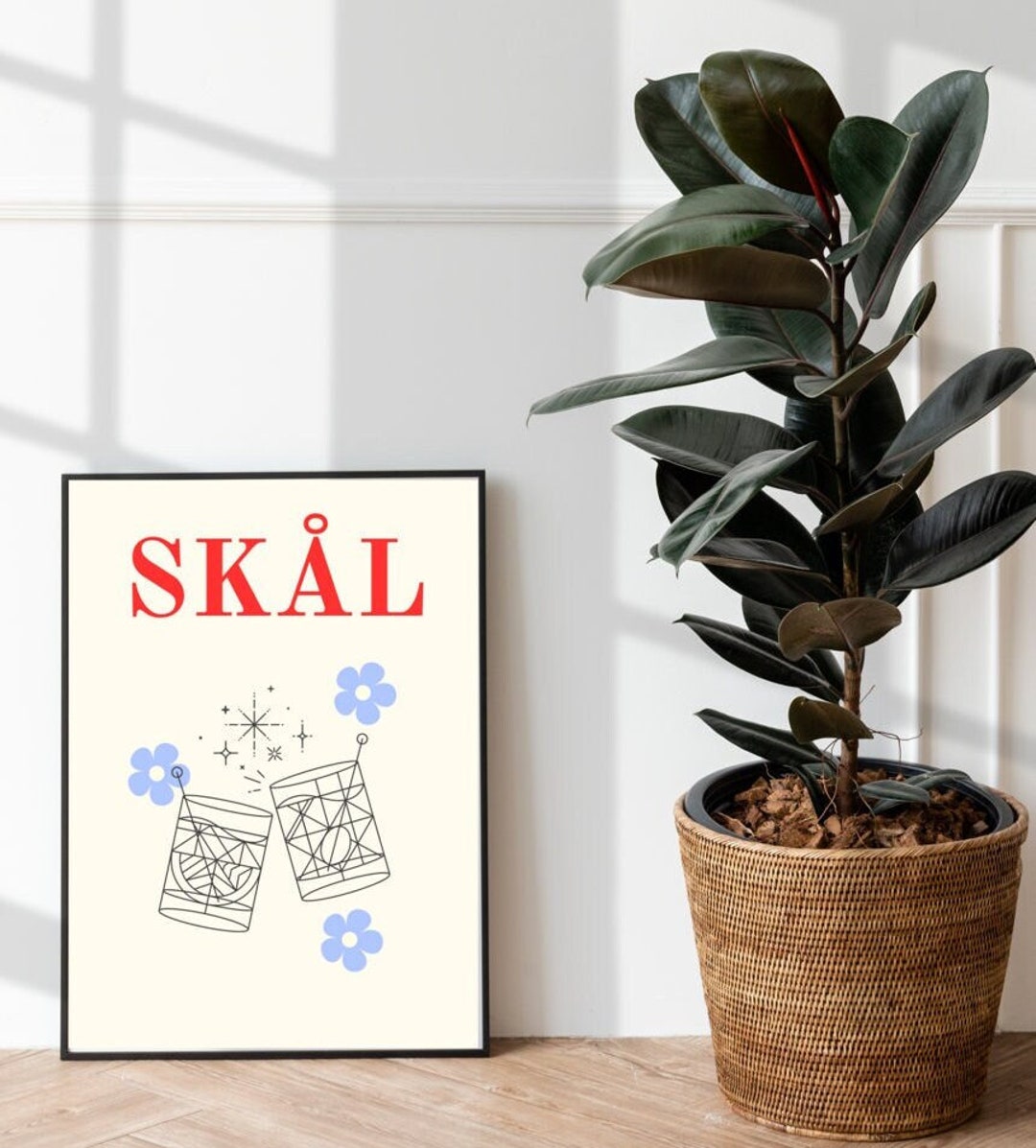 CHEERS, Skal Definition Print, Nordic Art Print, Scandinavian Poster ...