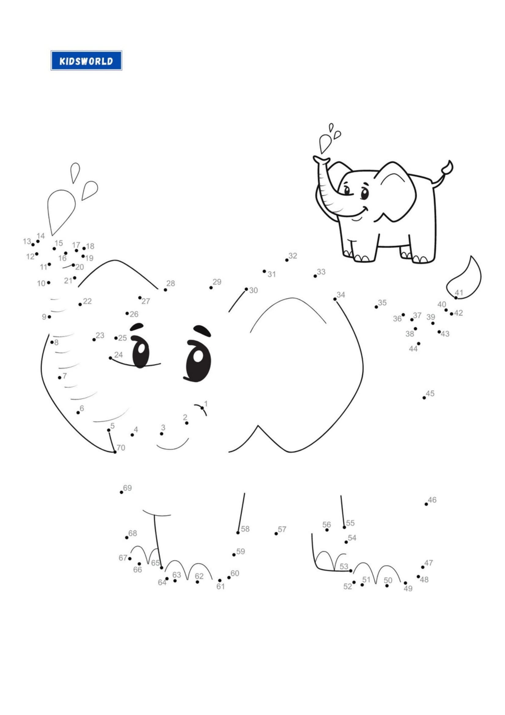 Connect the Dots : Printable Pages for Kids Ages 3-12 78 - Etsy