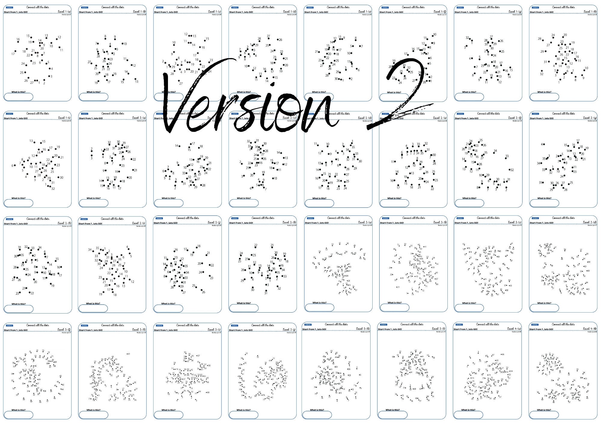 Connect the Dot Bundle, Printable Pages for Kids, Children's Activities ...