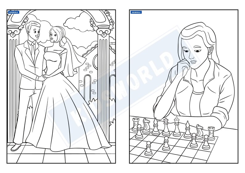 Pastime Printable Coloring Pages Busy Coloring Pages for All Occupation ...