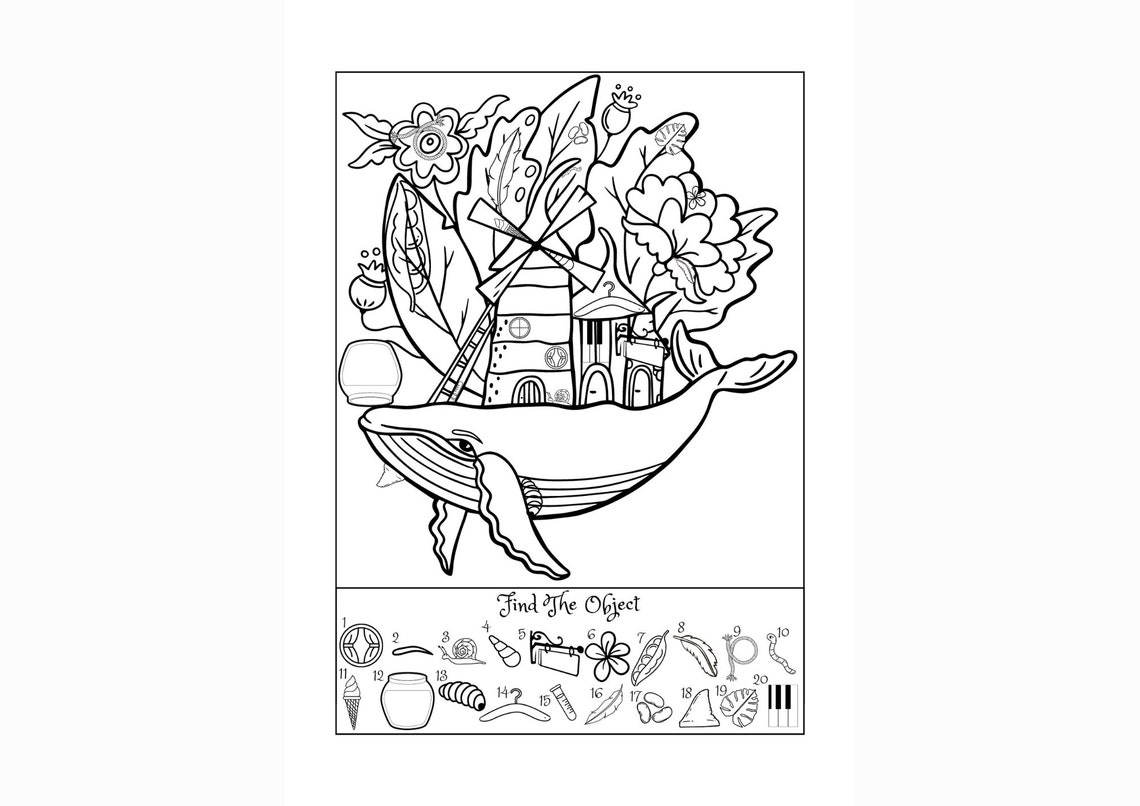 Find the Objects Activities Printable Pages | Kids Activities Pages ...