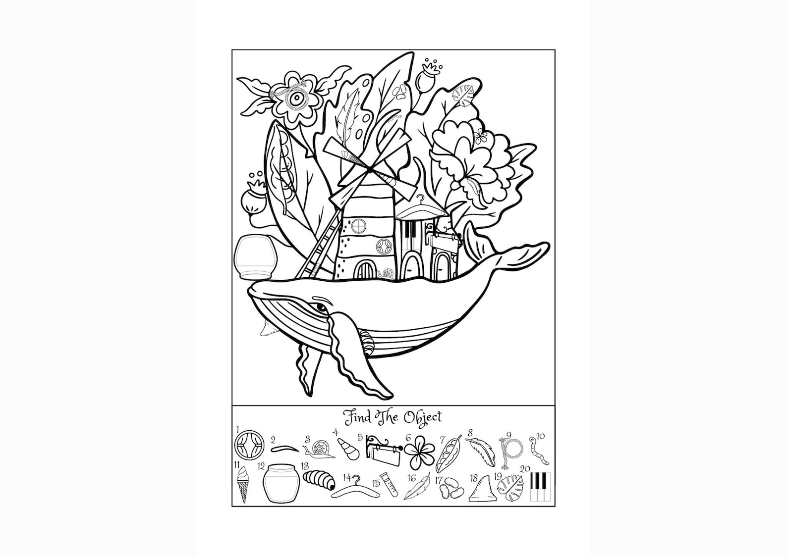 Find the Objects Activities Printable Pages | Kids Activities Pages ...