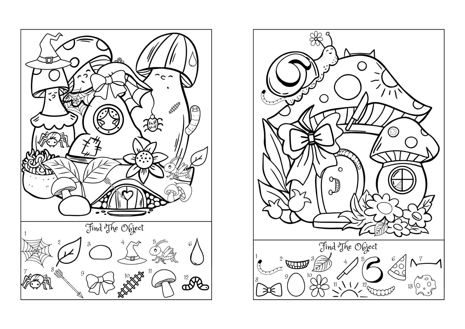 Find the Objects Activities Printable Pages | Kids Activities Pages ...