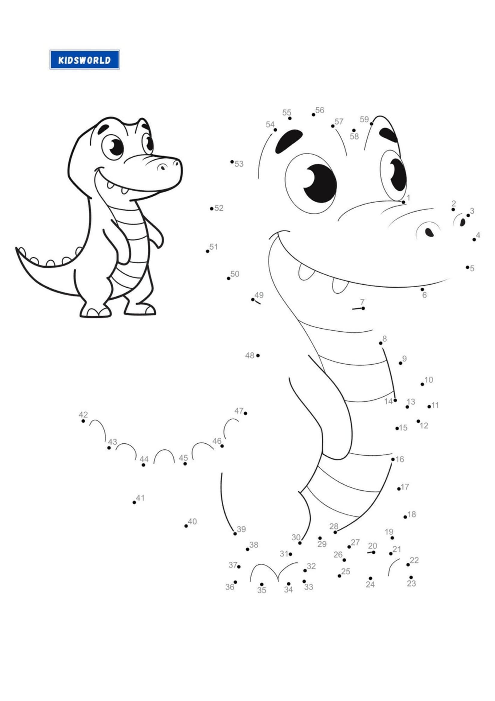 Connect the Dots : Printable Pages for Kids Ages 3-12 78 - Etsy