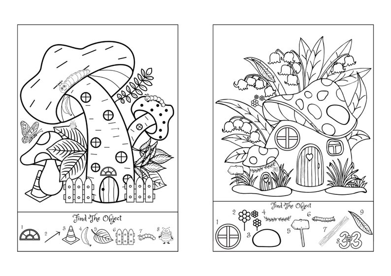 Find the Objects Activities Printable Pages | Kids Activities Pages ...