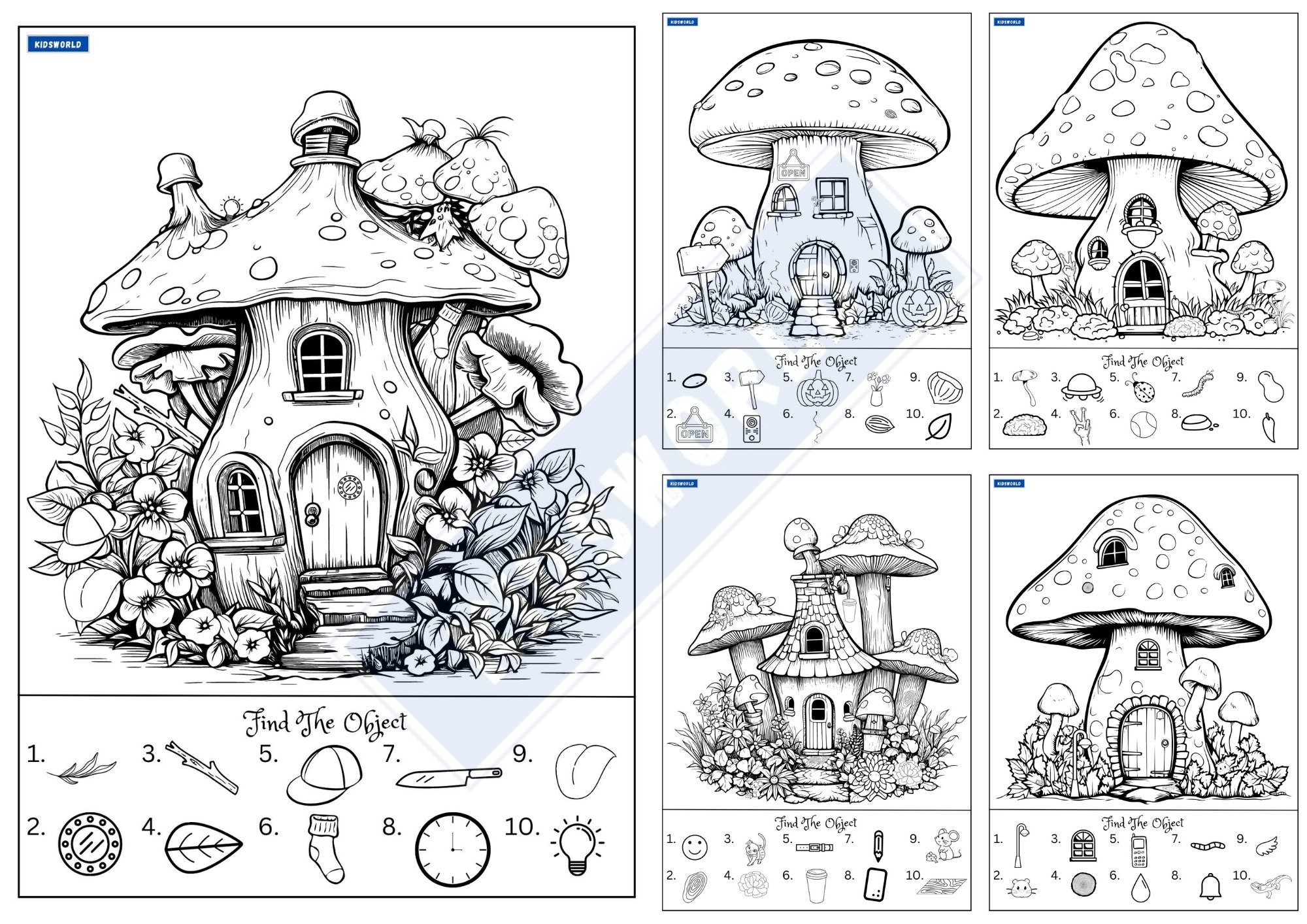 Find the Objects II Activities Printable Pages Kids Activities Pages ...