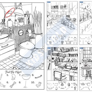 Find the Objects III Activities Printable Pages| Kids Activities Pages ...