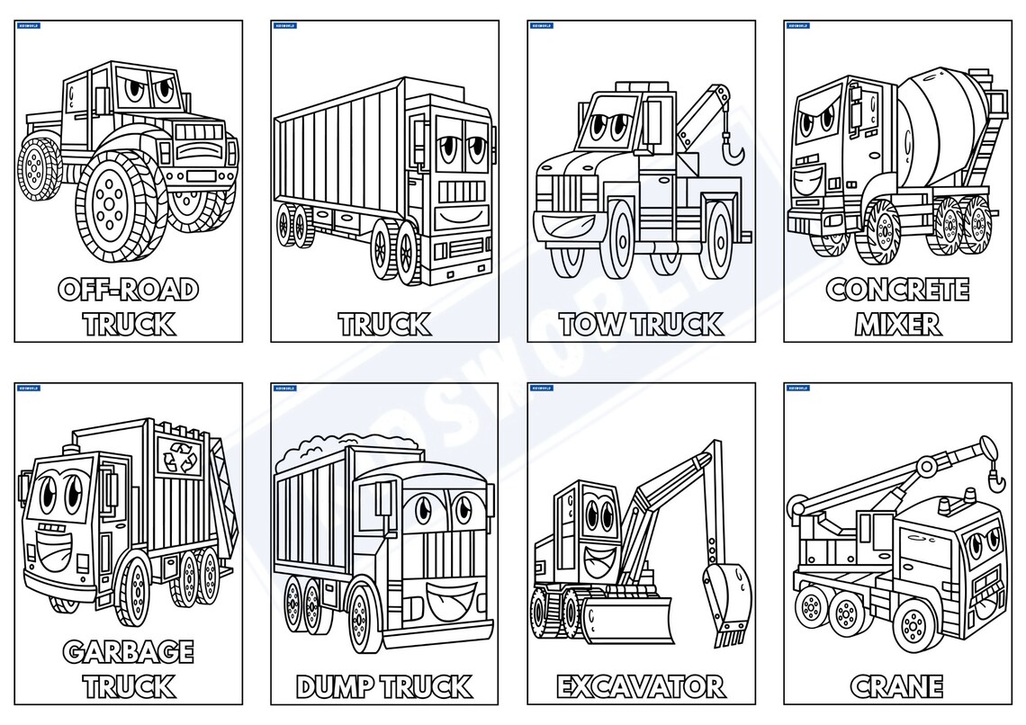 Vehicle Kids Coloring Pages for Kids Printable Coloring Pages for Kids ...