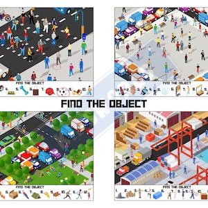 Find the Objects Activities Printable Pages | Activities Pages for All ...