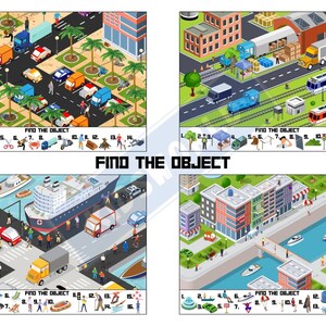 Find the Objects Activities Printable Pages | Activities Pages for All ...