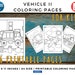 Vehicle Kids Coloring Pages, Fun Coloring Pages for Kids, Coloring ...